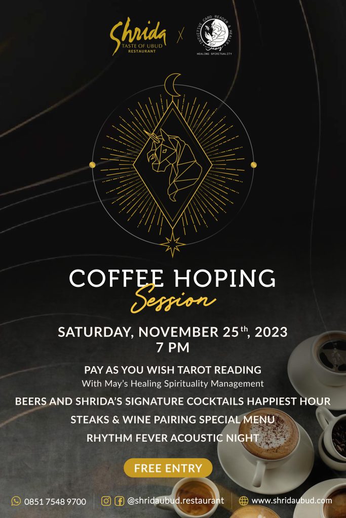 Special Tarot Reading ‘Coffee Hoping Session’ di Shrida Taste of Ubud ...